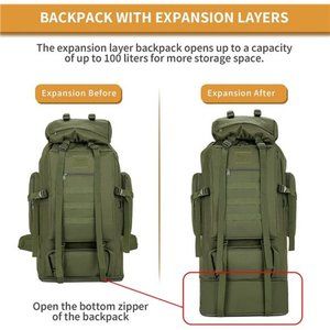Bags | Military Tactical Backpack For Men Large Army Rucksack Molle Bag ...